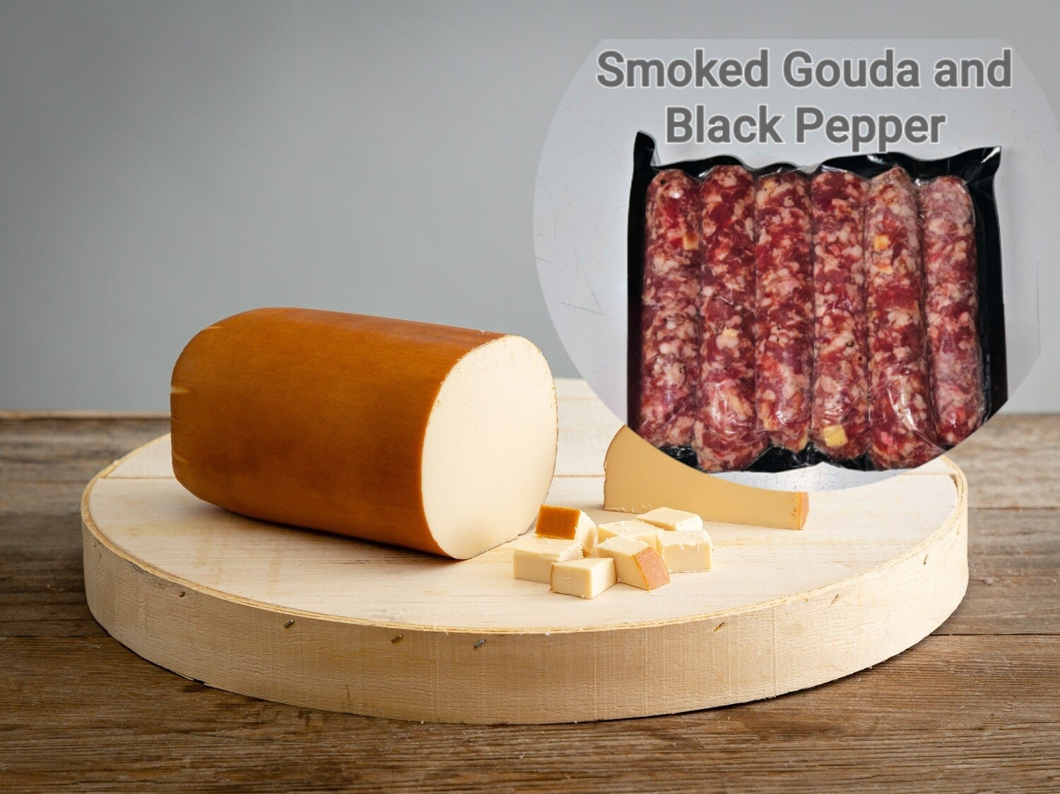 Black Pepper Gouda Bratwurst | Premium Meat Company